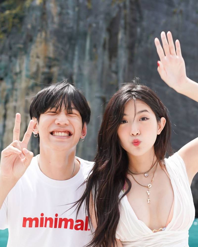 เบียร์ ท็อป Lazyloxy แชะภาพคู่โชว์สวีตทริปเที่ยวทะเล คนแห่แซว น่ารักจน ...