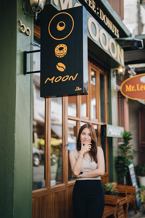 อัลบั้มภาพ Moon doughnuts & drinks ร้านโดนัทสงขลา