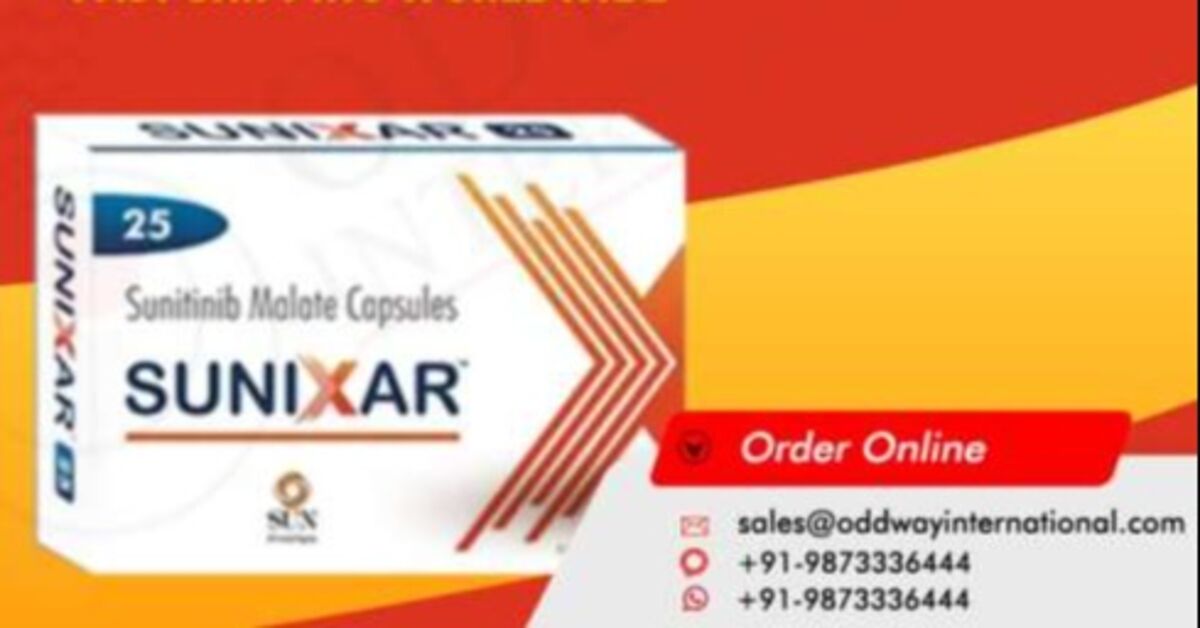 Sunixar 25mg Sunitinib สั่งซื้อแคปซูลออนไลน์